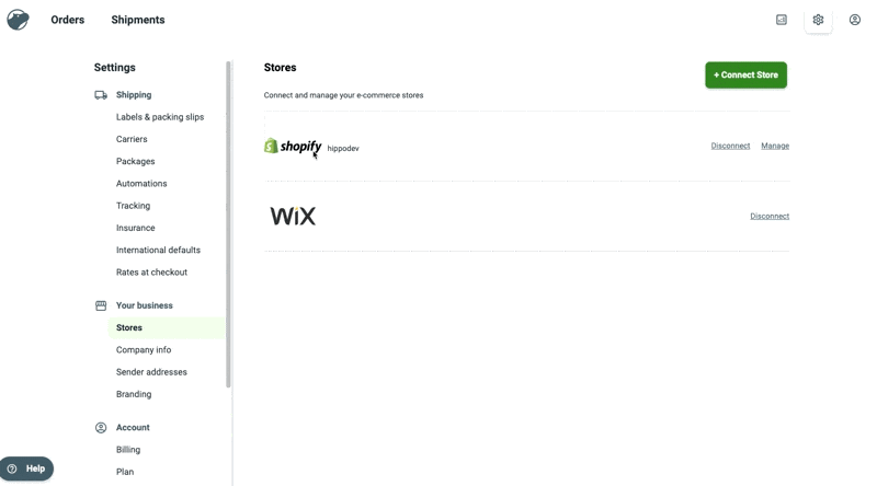 How to Connect Your E-Commerce Store to Shippo – Shippo