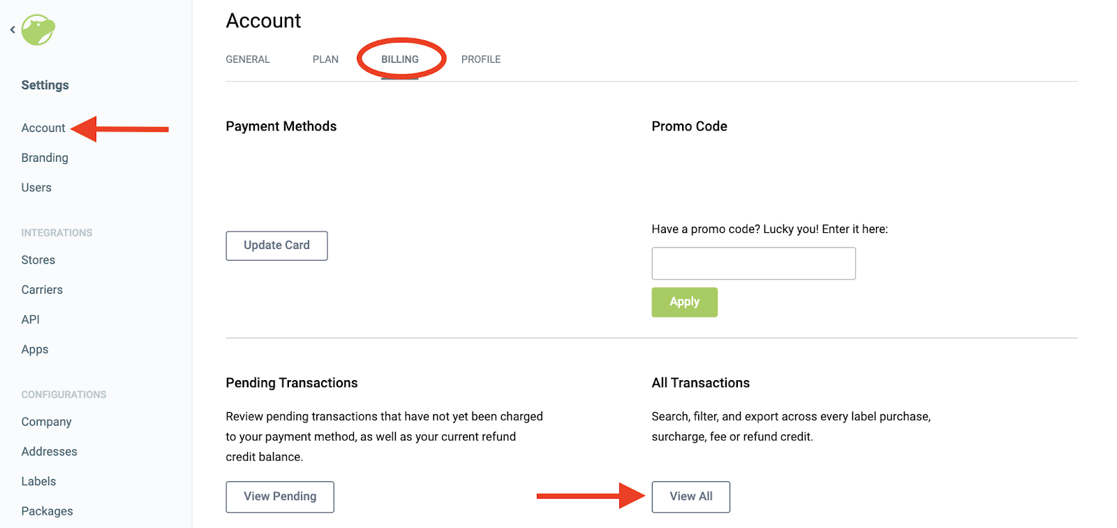 How to Export Transactions From Shippo – Shippo